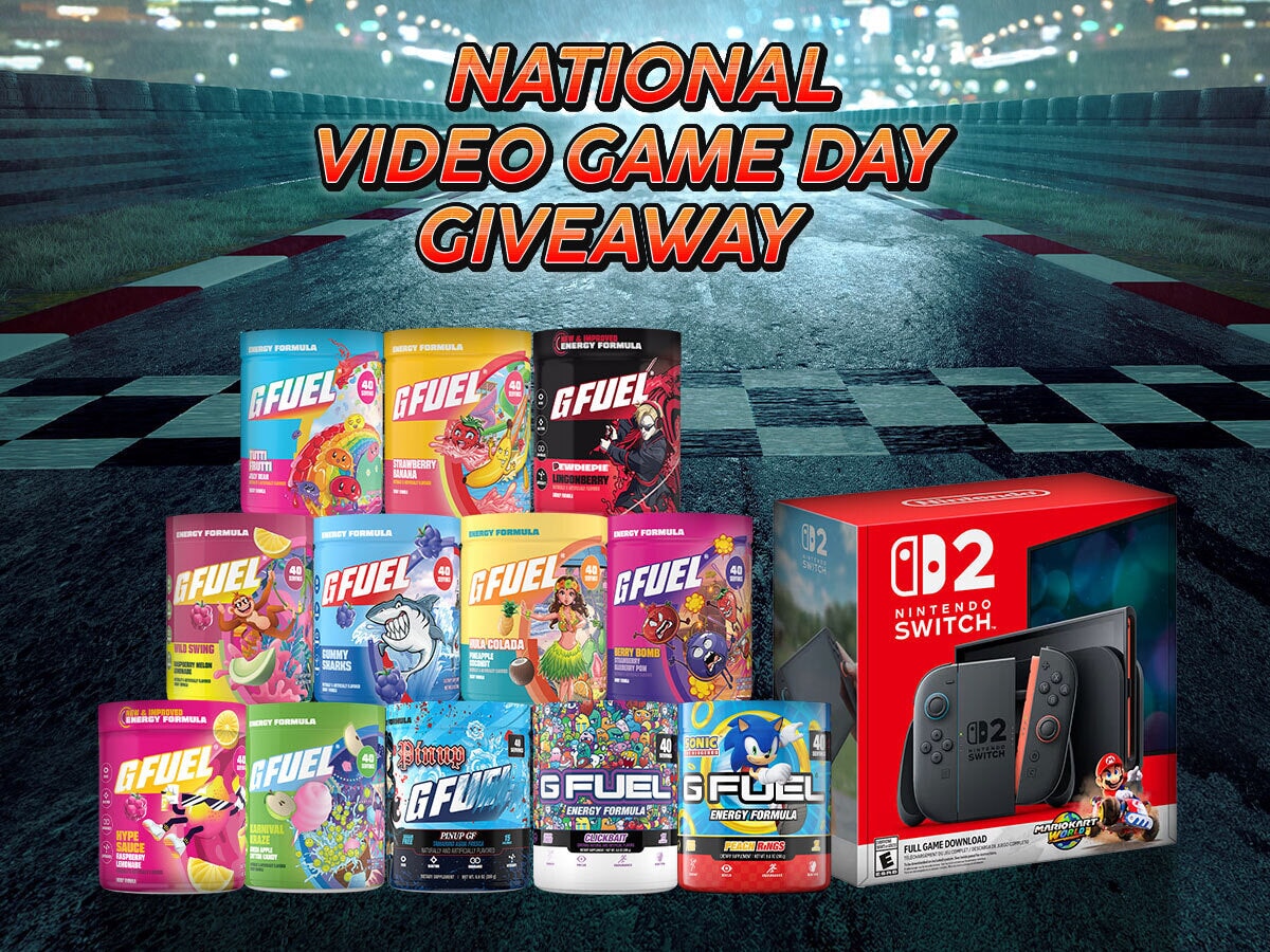 National Video Games Day Giveaway! – G FUEL