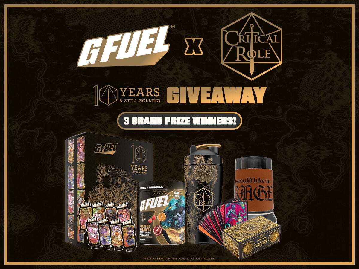Critical Role Giveaway – G FUEL