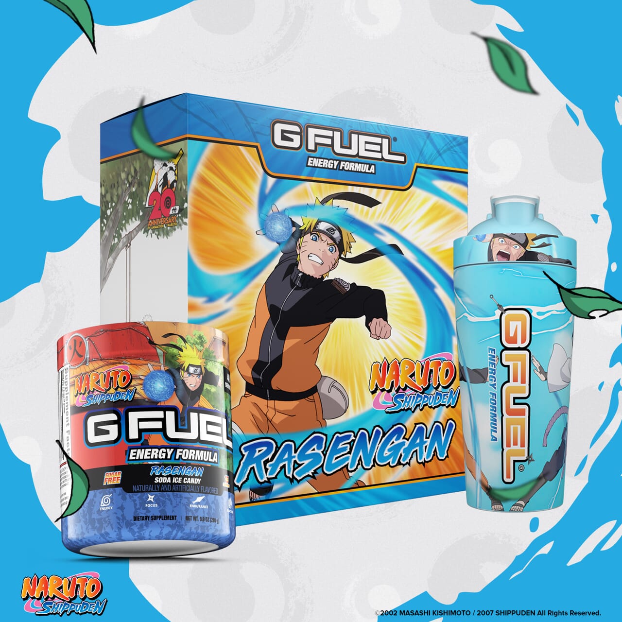 G FUEL and VIZ Media Join Forces for Third “Naruto Shippuden” Energy D