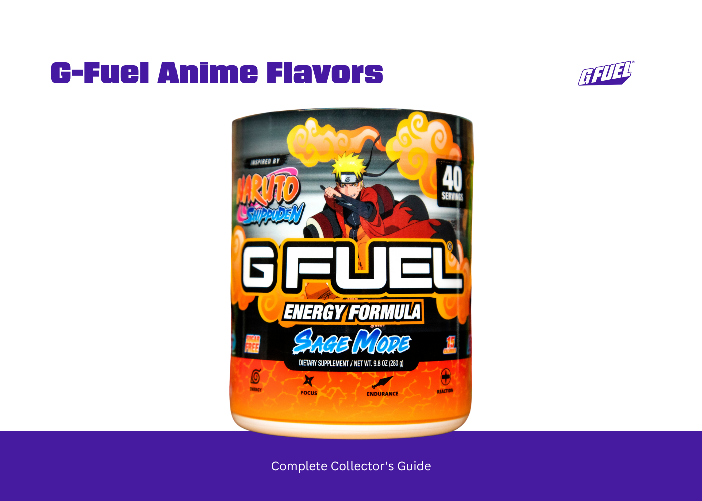 G FUEL Anime Flavors: Complete Collector’s Guide & Rarities