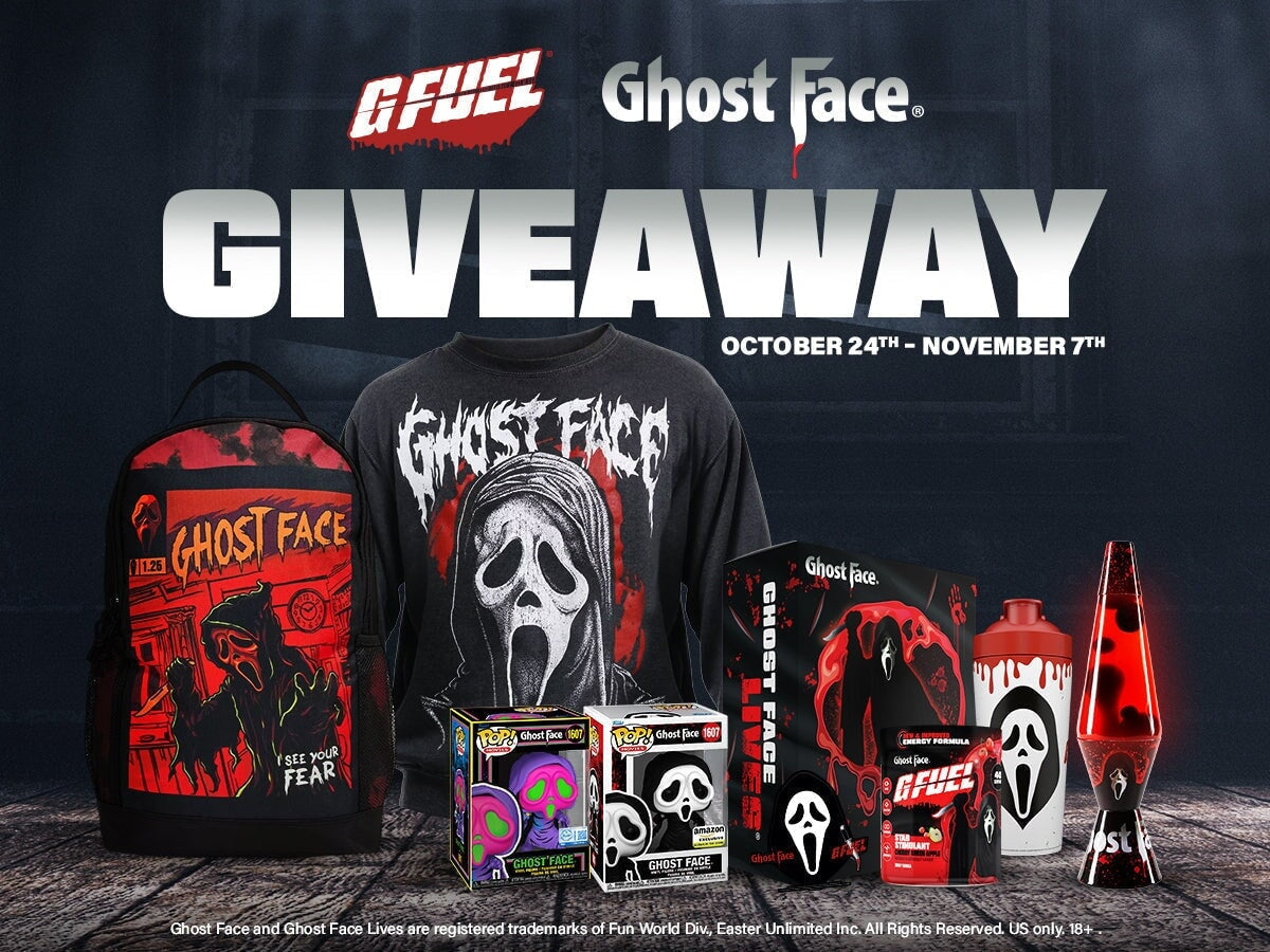 Ghost Face Giveaway – G FUEL