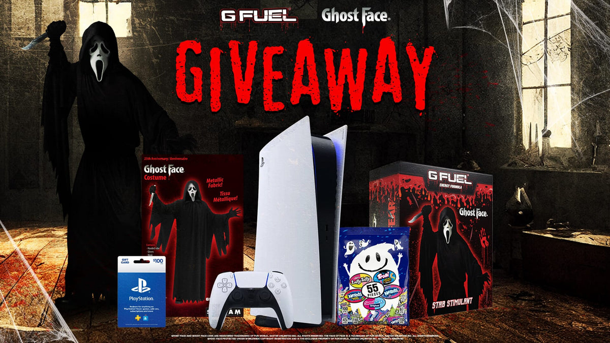 GHOST FACE® Giveaway – G FUEL