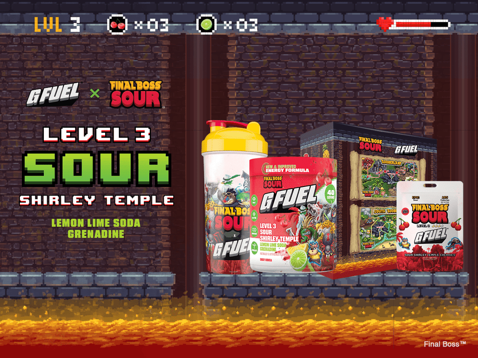 Level Up Your Sour with This Final Boss Sour x G FUEL Collab!