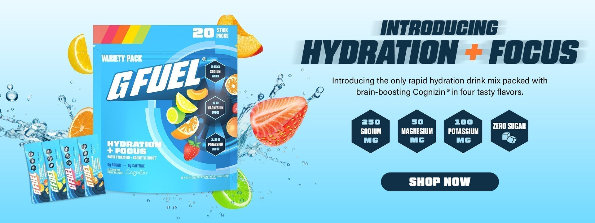 Unleash Your Brain's Full Potential with G FUEL's Cognizin®-Powered 'H