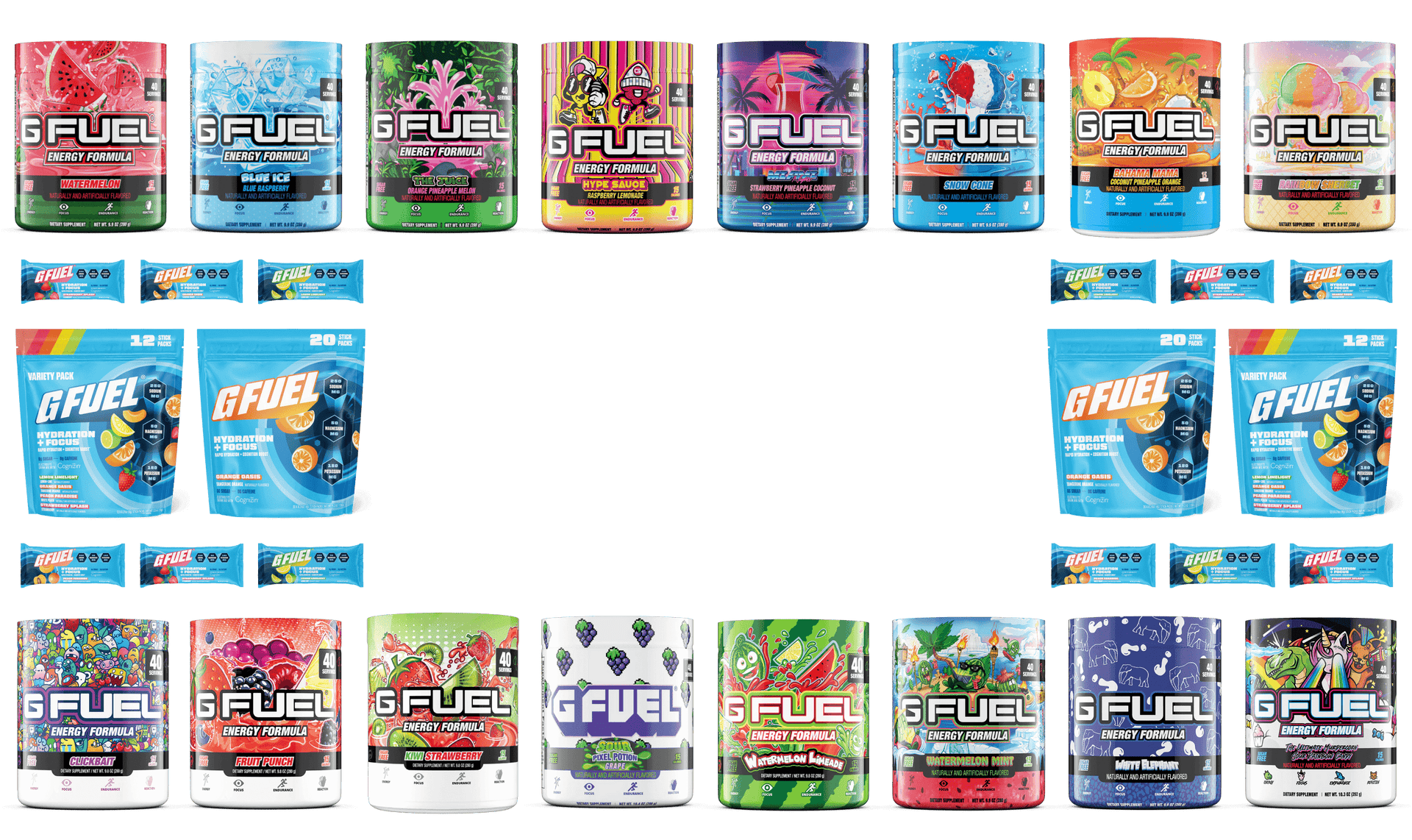 G FUEL® | Fuel Your Worlds with Energy, Hydration & More
