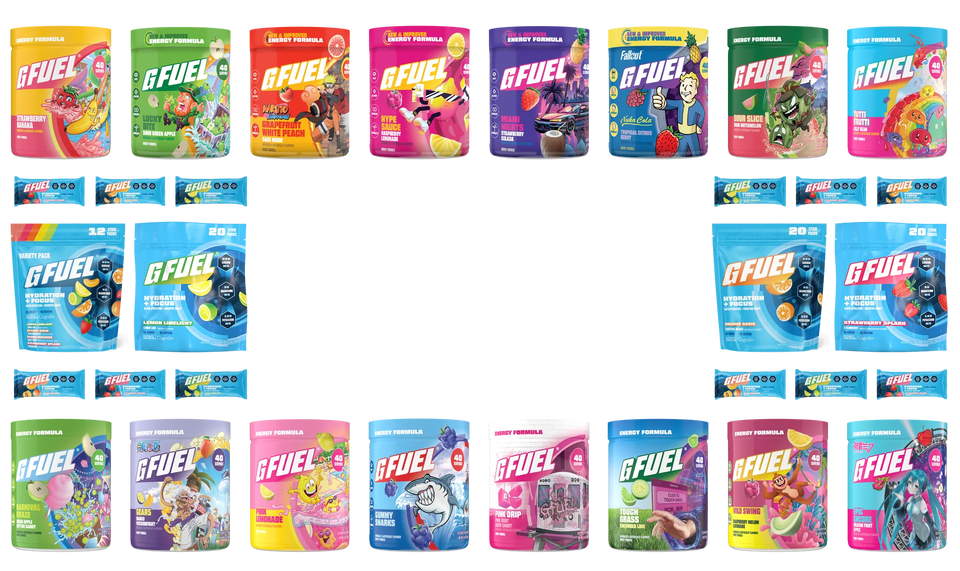 G FUEL® | Fuel Your Worlds with Energy, Hydration & More
