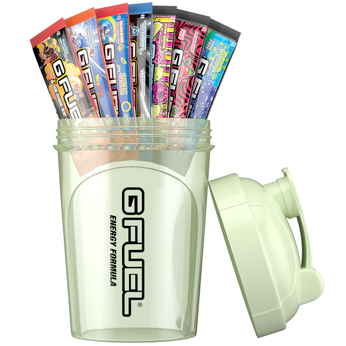 G FUEL | Glow-in-the-Dark G FUEL Starter Kit