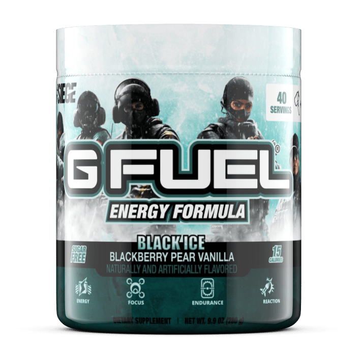 G FUEL x R6S | Black Ice Energy Tub