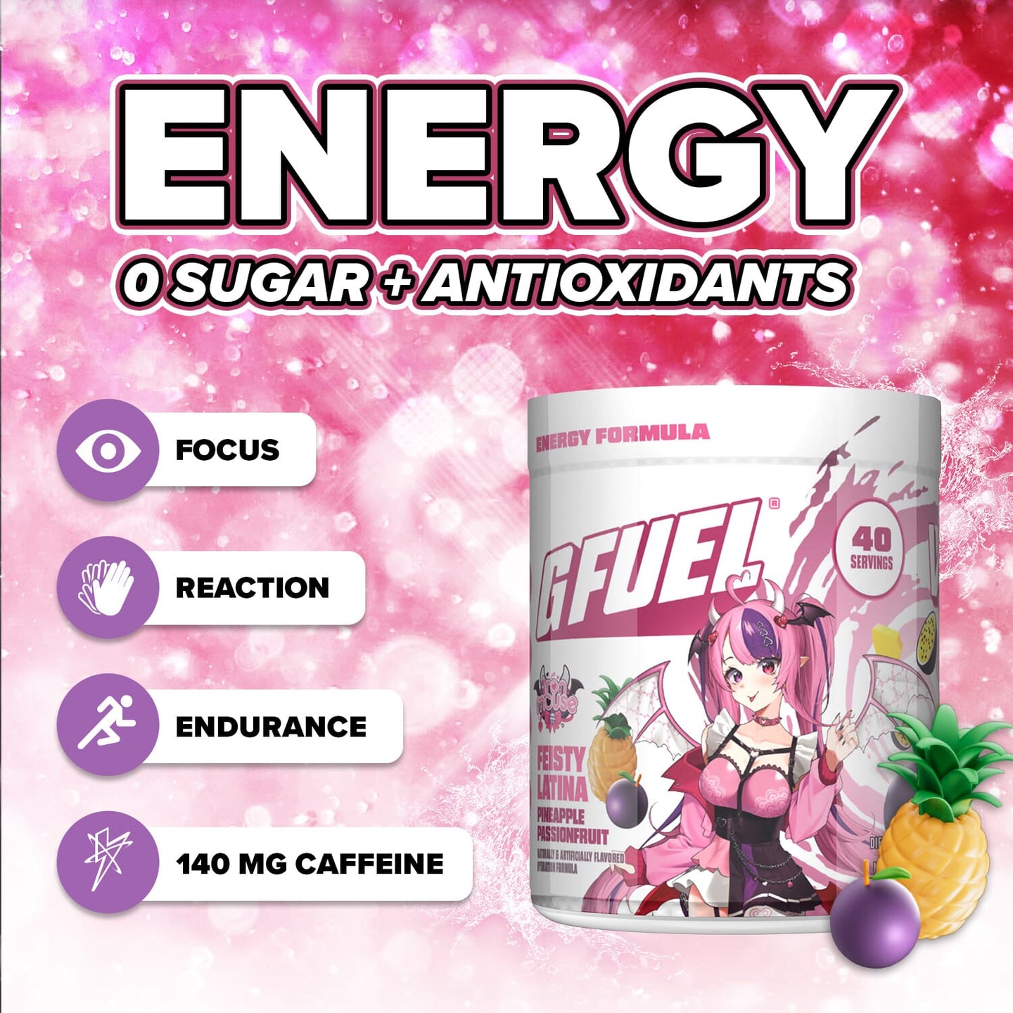 G FUEL x Ironmouse | Feisty Latina Energy Formula