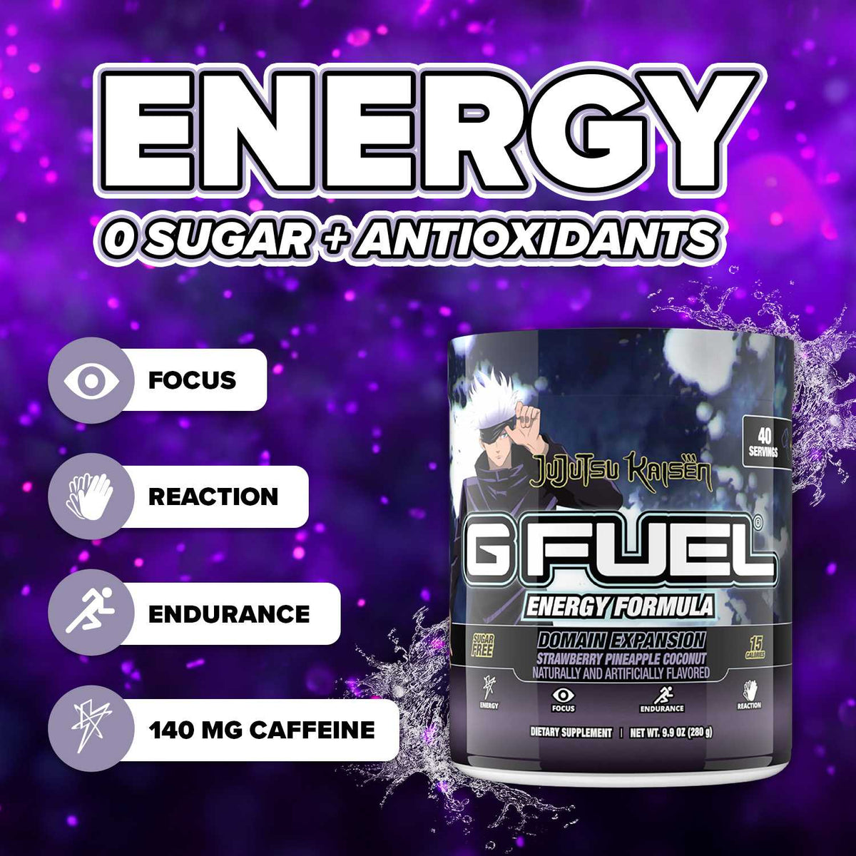 G FUEL x Jujutsu Kaisen | Gojo's Domain Expansion Energy Tub