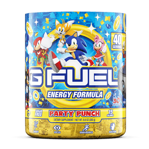 G FUEL Energy | Sonic Peach Rings, Sanic's Chili Dogs & Party Punch